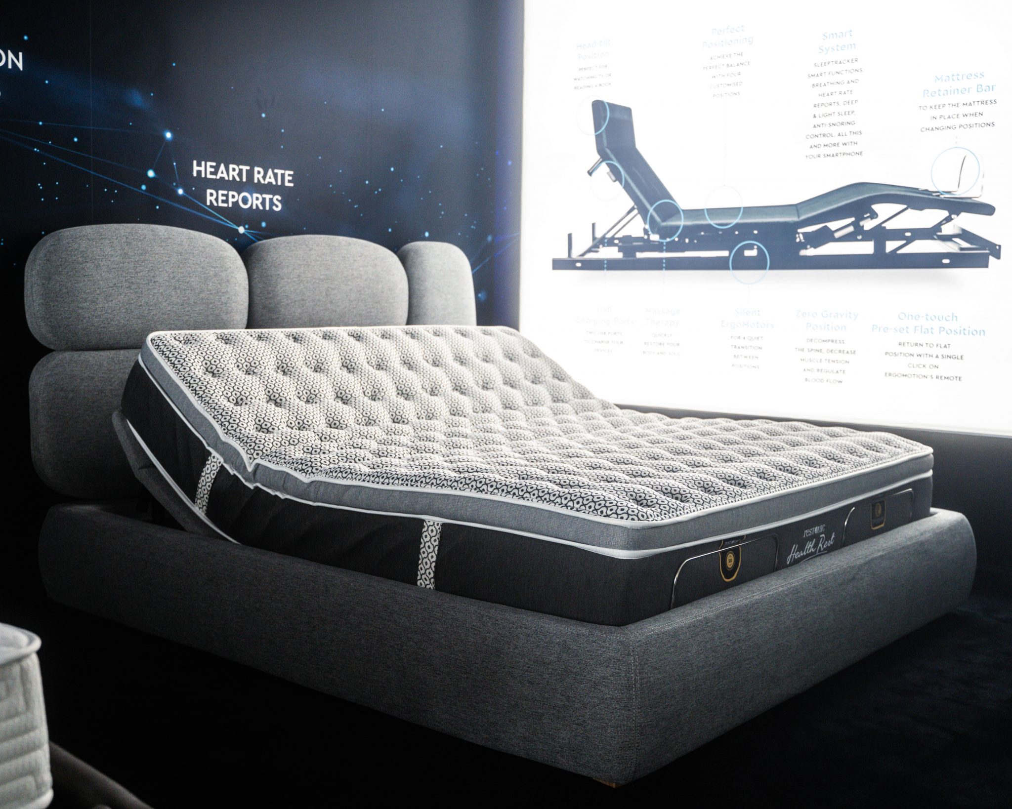ERGO ELEGANT SMART ADJUSTABLE BED - Restonic